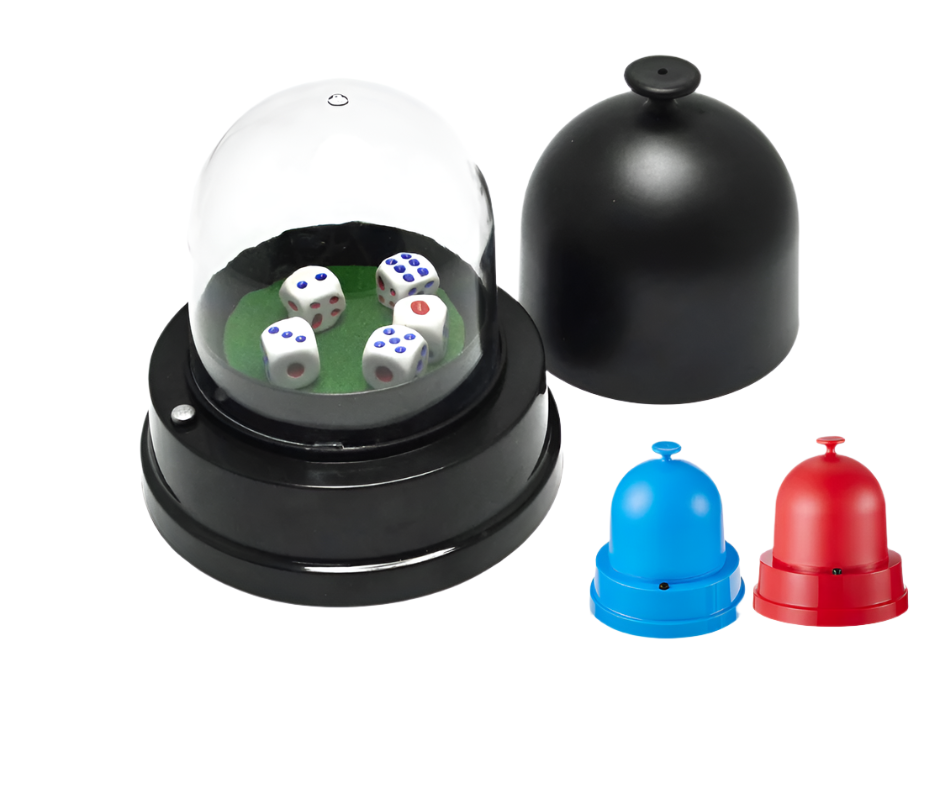 Automatic Dice Roller Cup - Battery Powered Includes 5 Dice – The ...